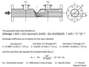 Wedge Flow Meter - Electrovest Engineering